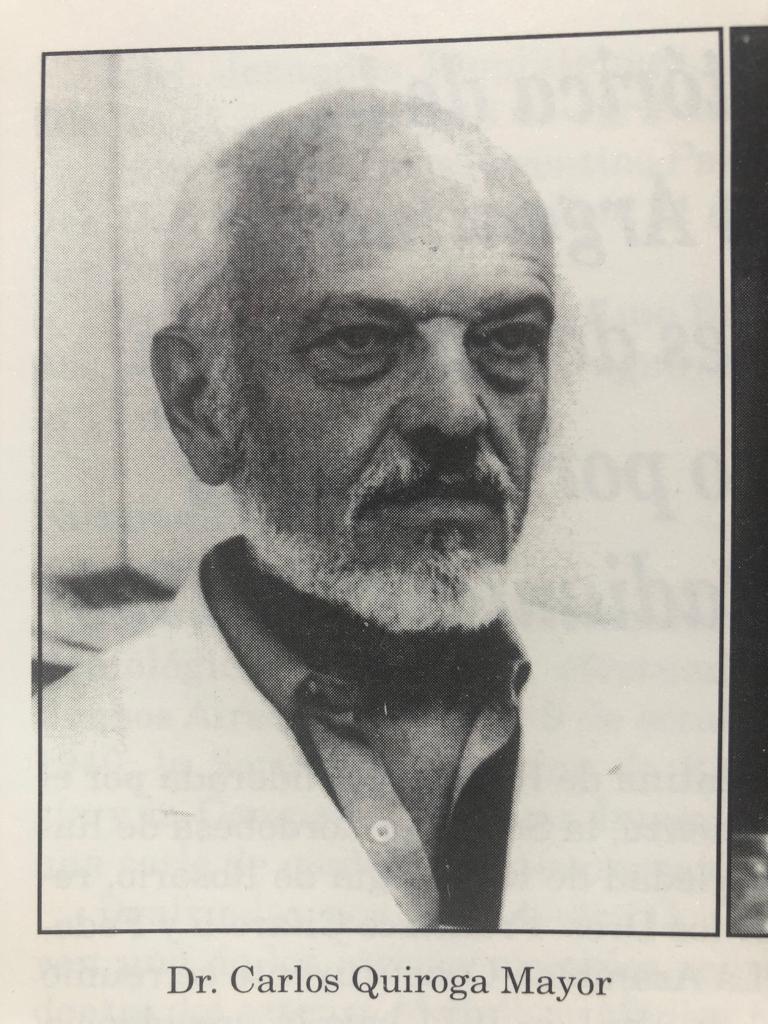 » Fallecimiento del Doctor Carlos Quiroga Mayor